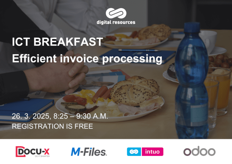 ICT Breakfast: Efficient Invoice Processing, 26. 3. 2025, 2025, 8:25 ...